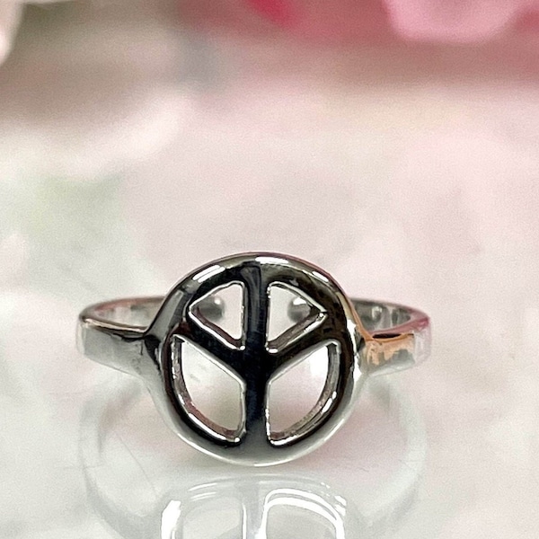 Peace Sign Toe Ring - Etsy