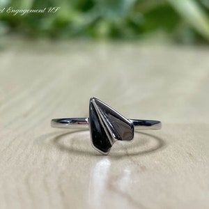 Paper Airplane Design Ring Solid 925 Sterling Silver Paper - Etsy