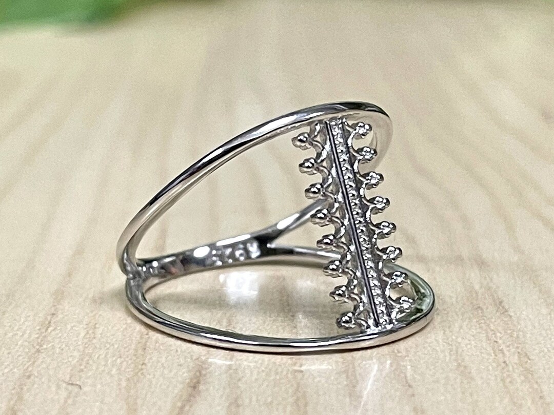 Unique Fancy Statement Ring Solid 925 Sterling Silver Fashion Style ...
