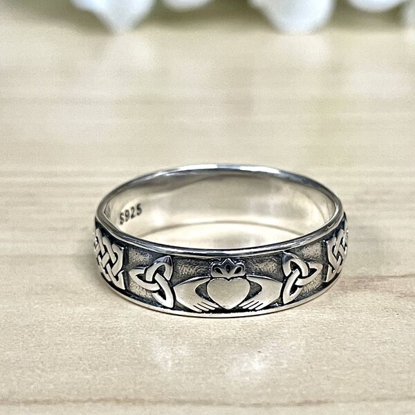 Silver Celtic Ring - Etsy