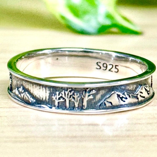 Mountain Ring - Etsy