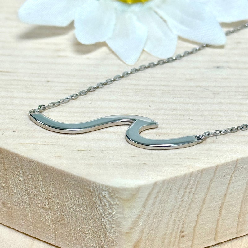 Wave Necklace - Etsy