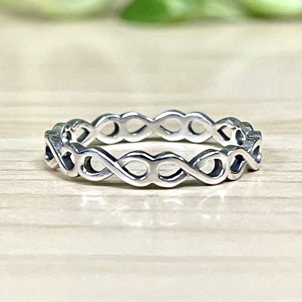 Infinity Symbol Ring - Etsy