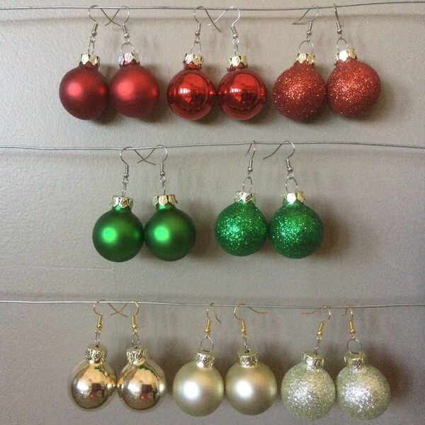 Ornament Earrings - Etsy