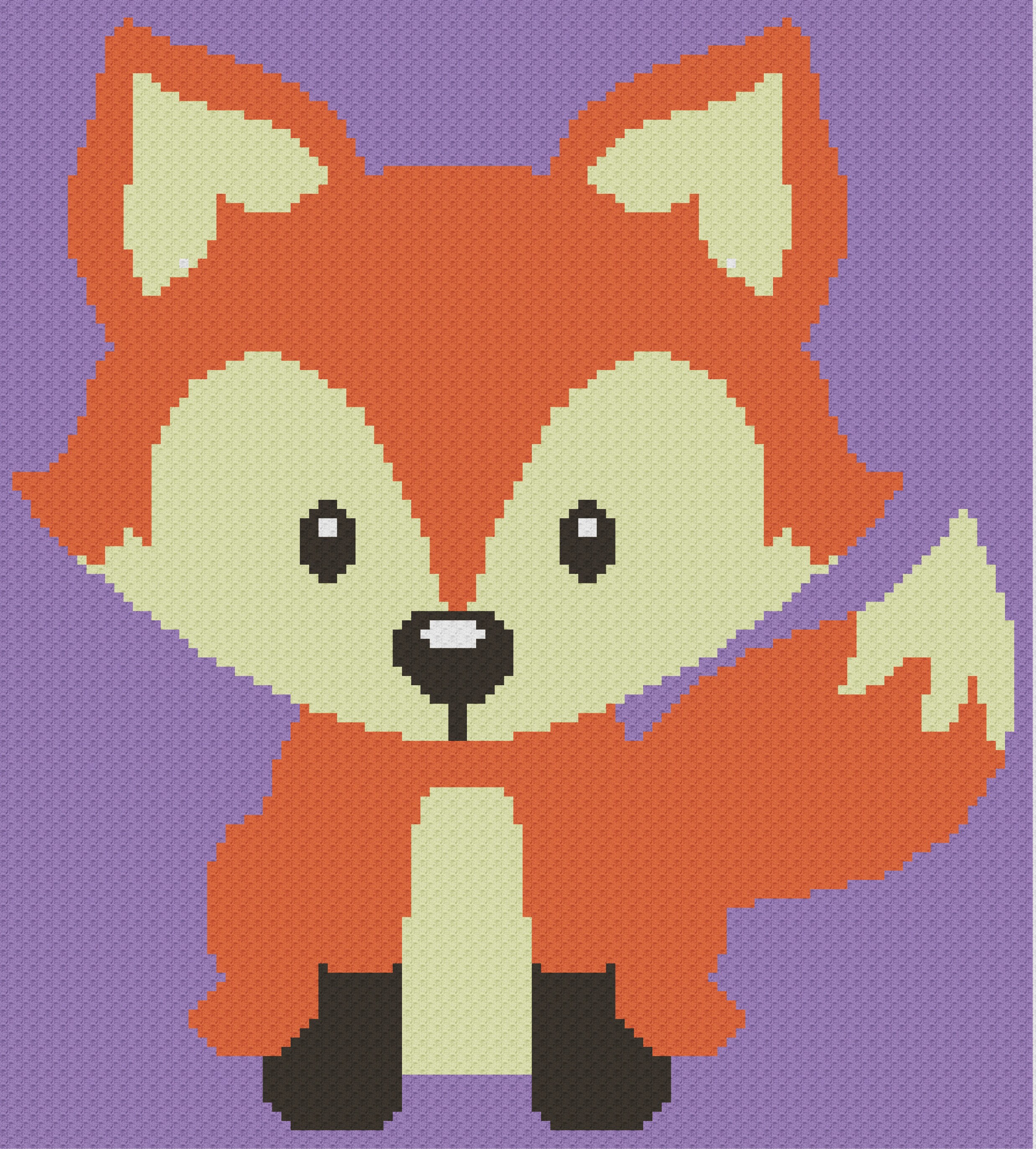 Little Fox Mini C2C Graphgan Pattern - Instant Download - Etsy