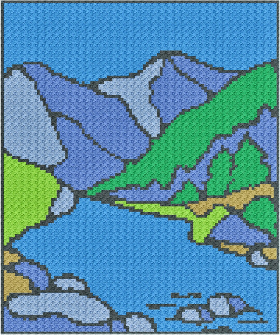 Into the Wilderness Mini C2C Graphgan Pattern - Instant Download - Etsy