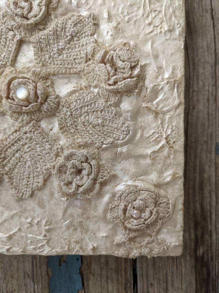 Textured Crochet on Canvas - Etsy