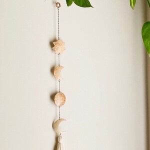 Boho Wall Decor, Moon Phase Wall Hanging, Boho Bedroom, Macrame Wall ...