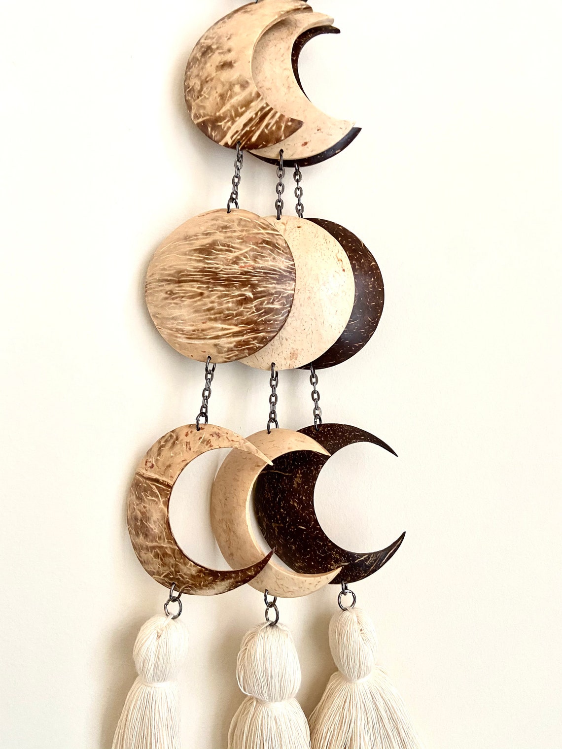 Boho Wall Decor Moon Phase Wall Hanging Boho Bedroom | Etsy