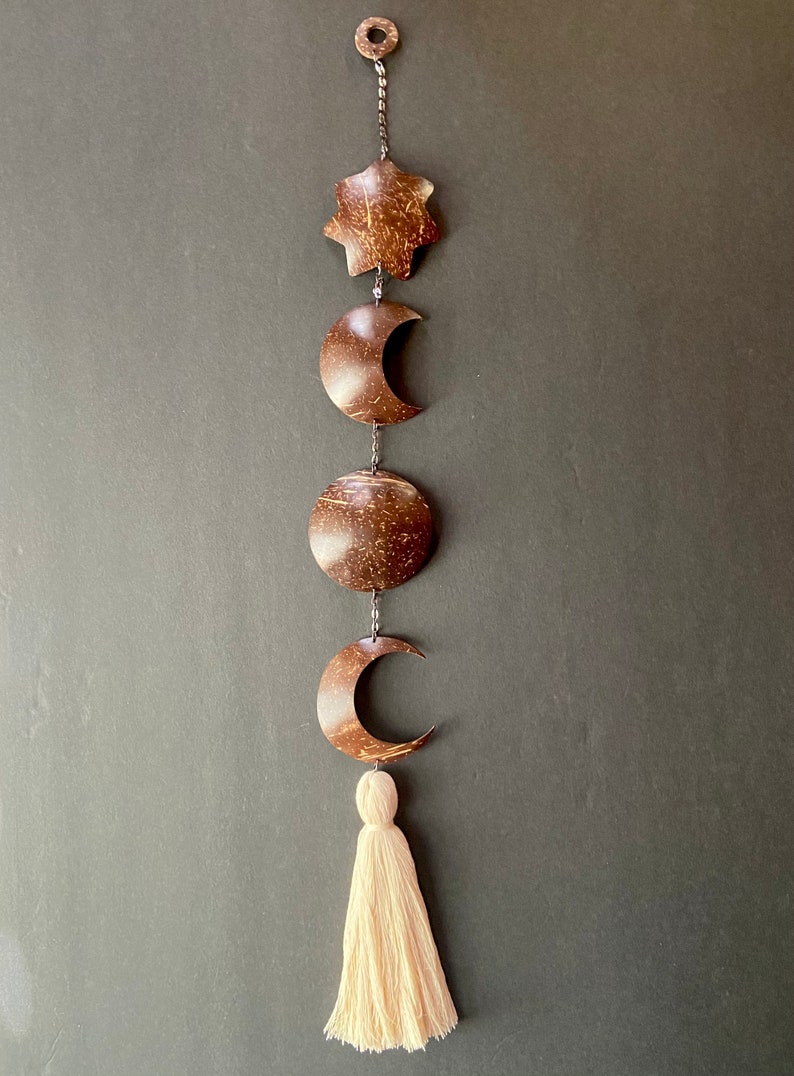 Boho Wall Decor Moon Phase Wall Hanging Boho Bedroom | Etsy