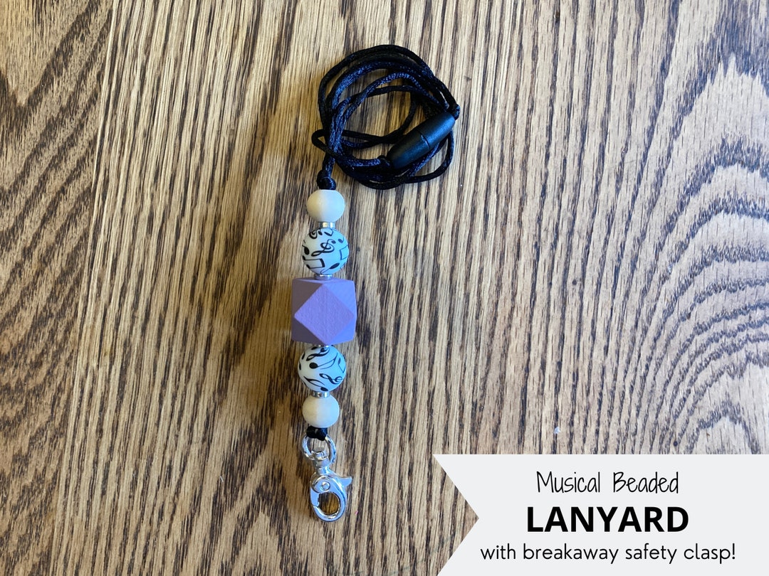 Musical Lanyard | Teacher Lanyard | Customizable Lanyard | Breakaway ...