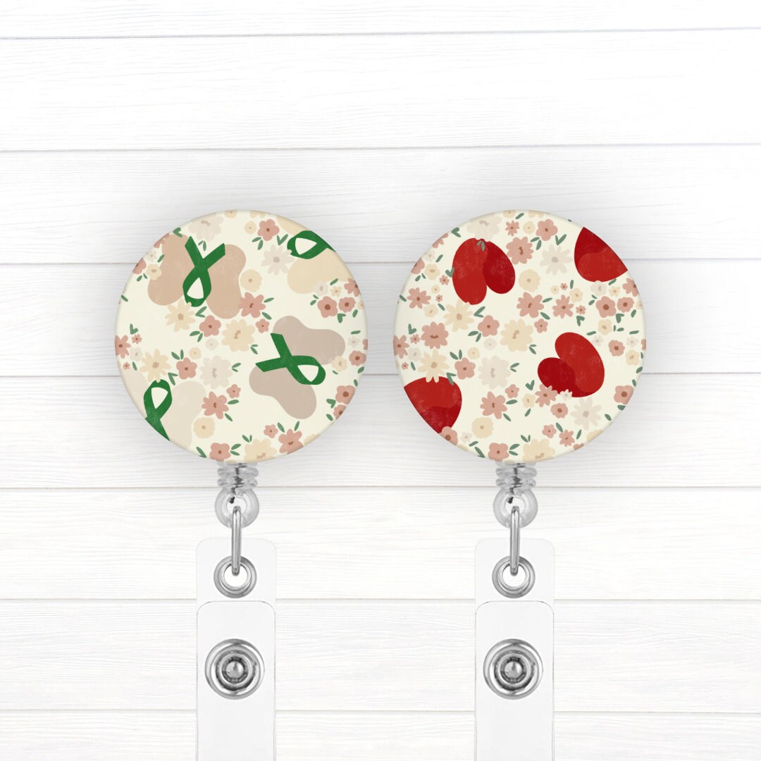 Kidney Disease Awareness Badge Toppers for Interchangeable Badge Reel ...