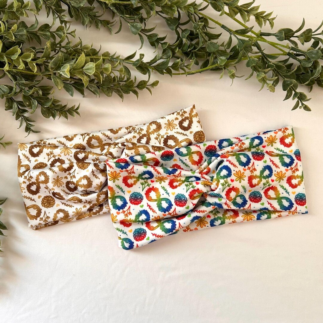 Neurodiversity & Autism Acceptance Infinity Loop Twist Headband | Wide ...