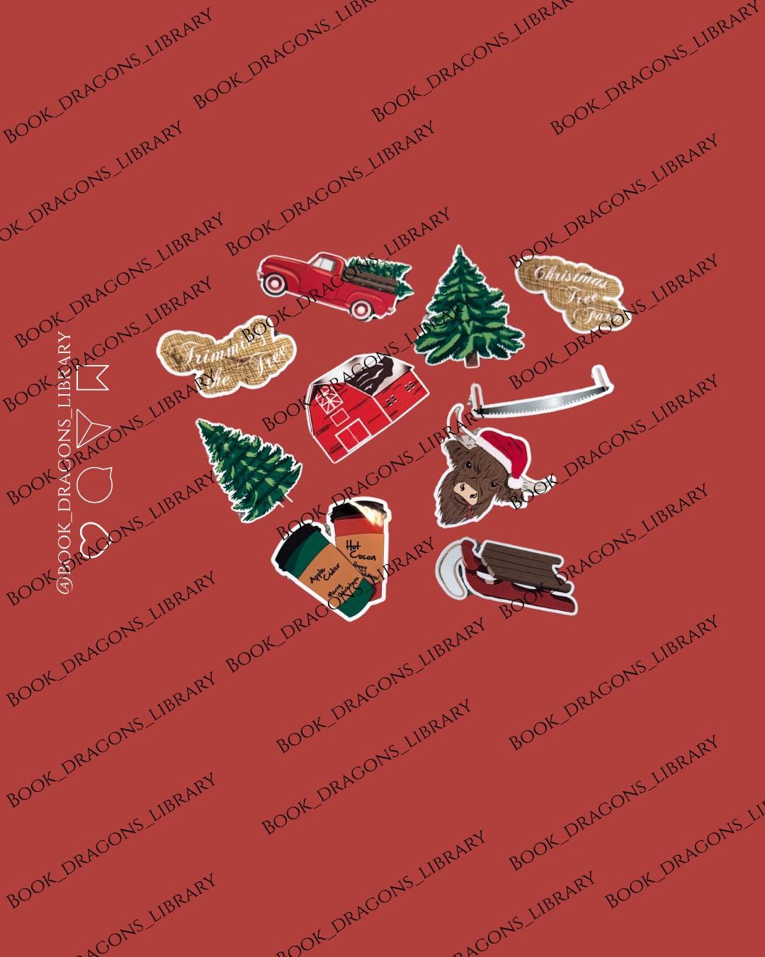 Christmas Tree Farm Stickers ONLY - Etsy