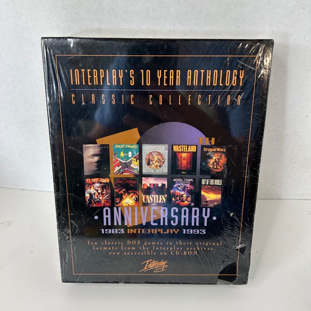 Interplay's 10 Year Anthology big Box Pc 1993 Cib Ten - Etsy