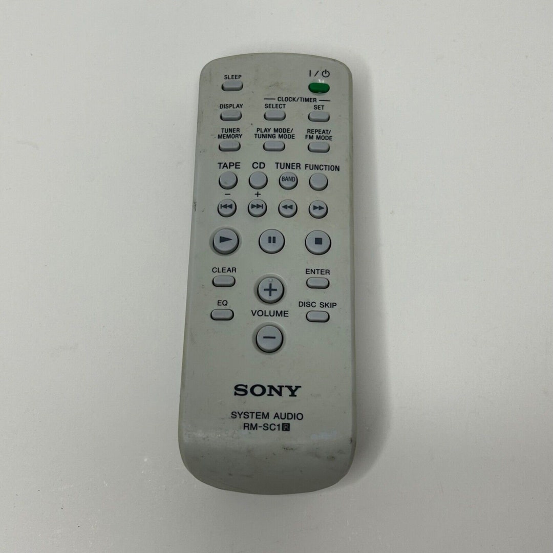 Genuine Sony Rm-sc30 System Audio Remote Oem Mhc-gx355 - Etsy