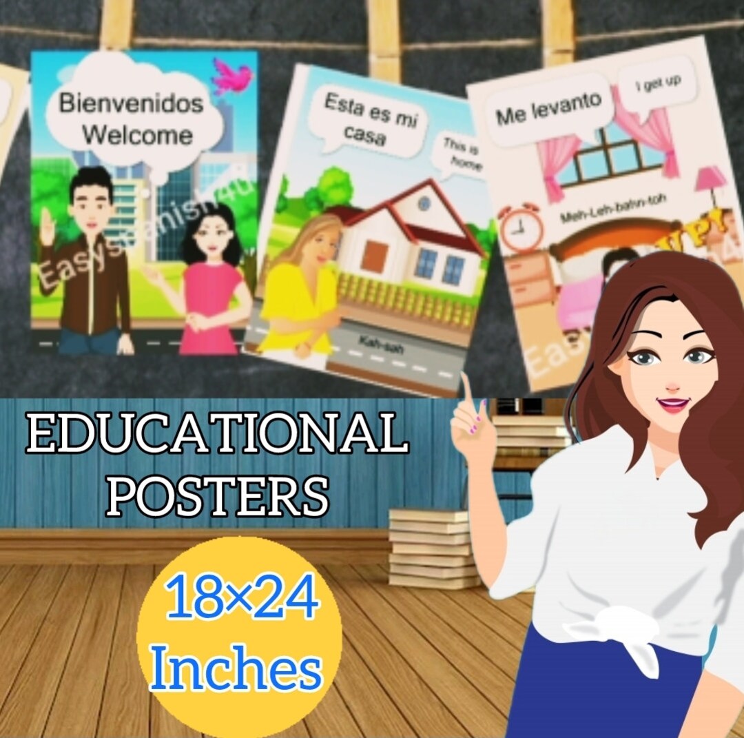POSTER SET , Teachers' Decorations, Online Teachers Posters, Black ...