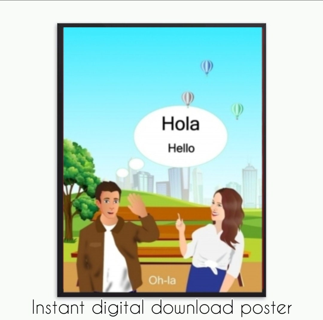 SPANISH Poster , Printable Posters, Teachers Resources, Elementary ...