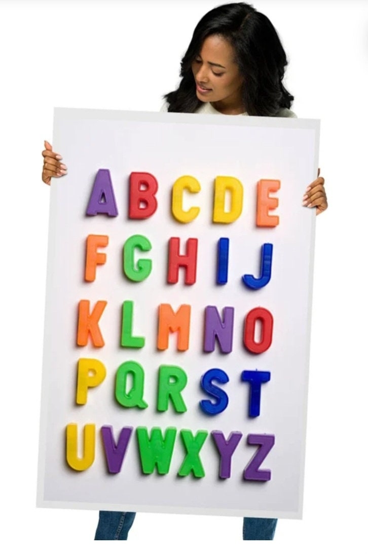 Alphabet Abc Poster, ABC Alphabet Wall Hanging , Educational Chart ...