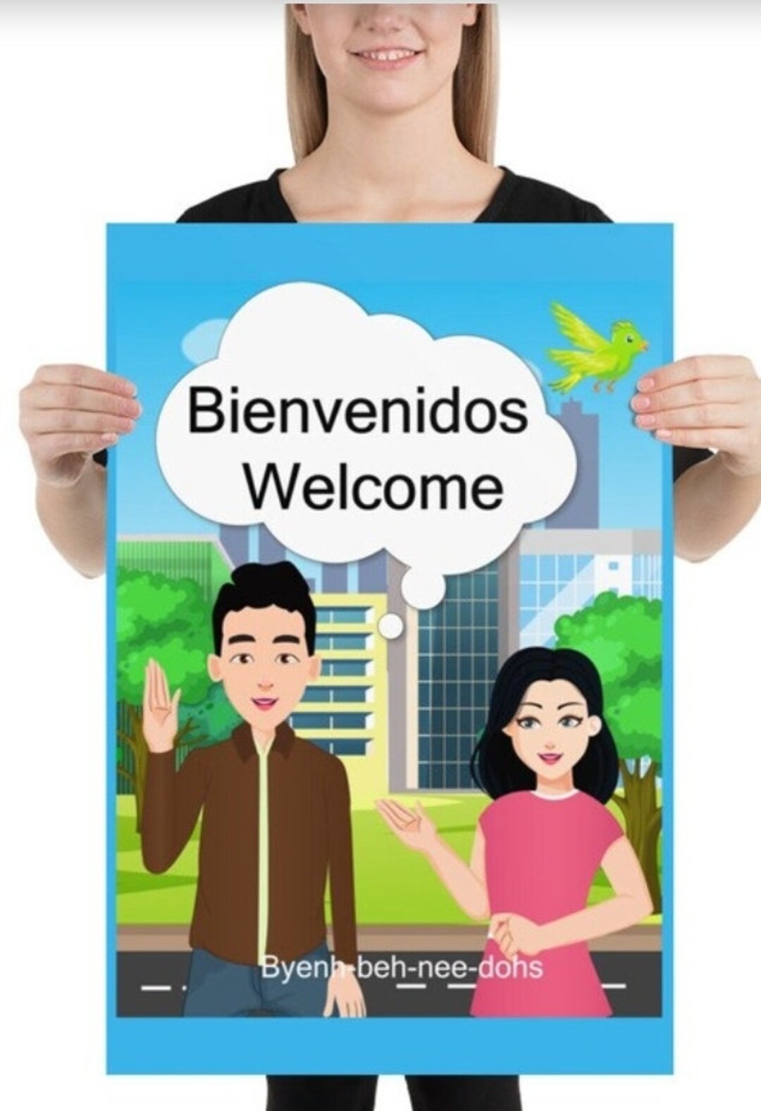 Classroom Poster, for Bilingualkids, Colorful Poster, Teachers ...