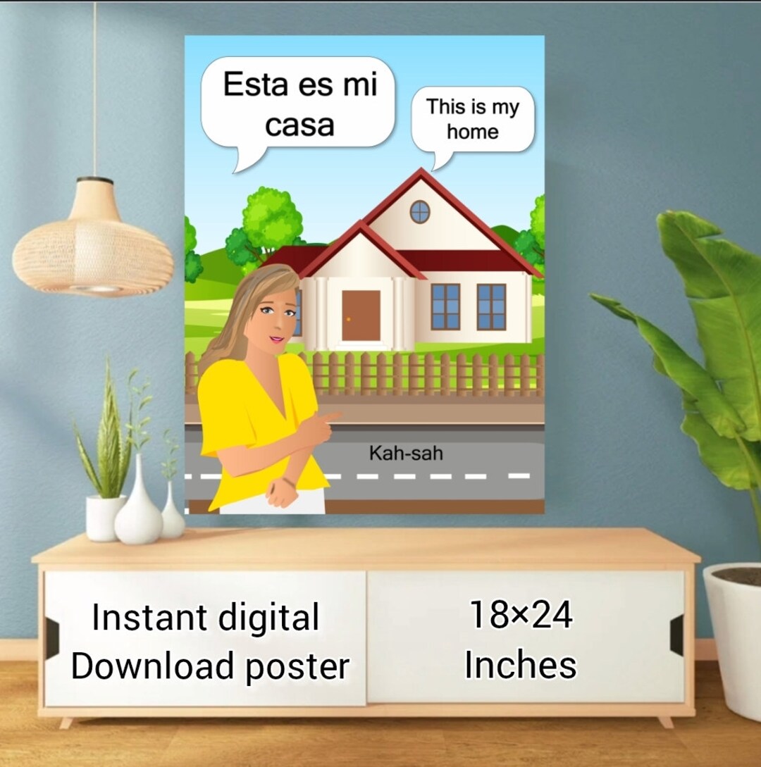 Esta Es Mi Casa Poster, Digital Download, Wall Decor, Los Días De La ...