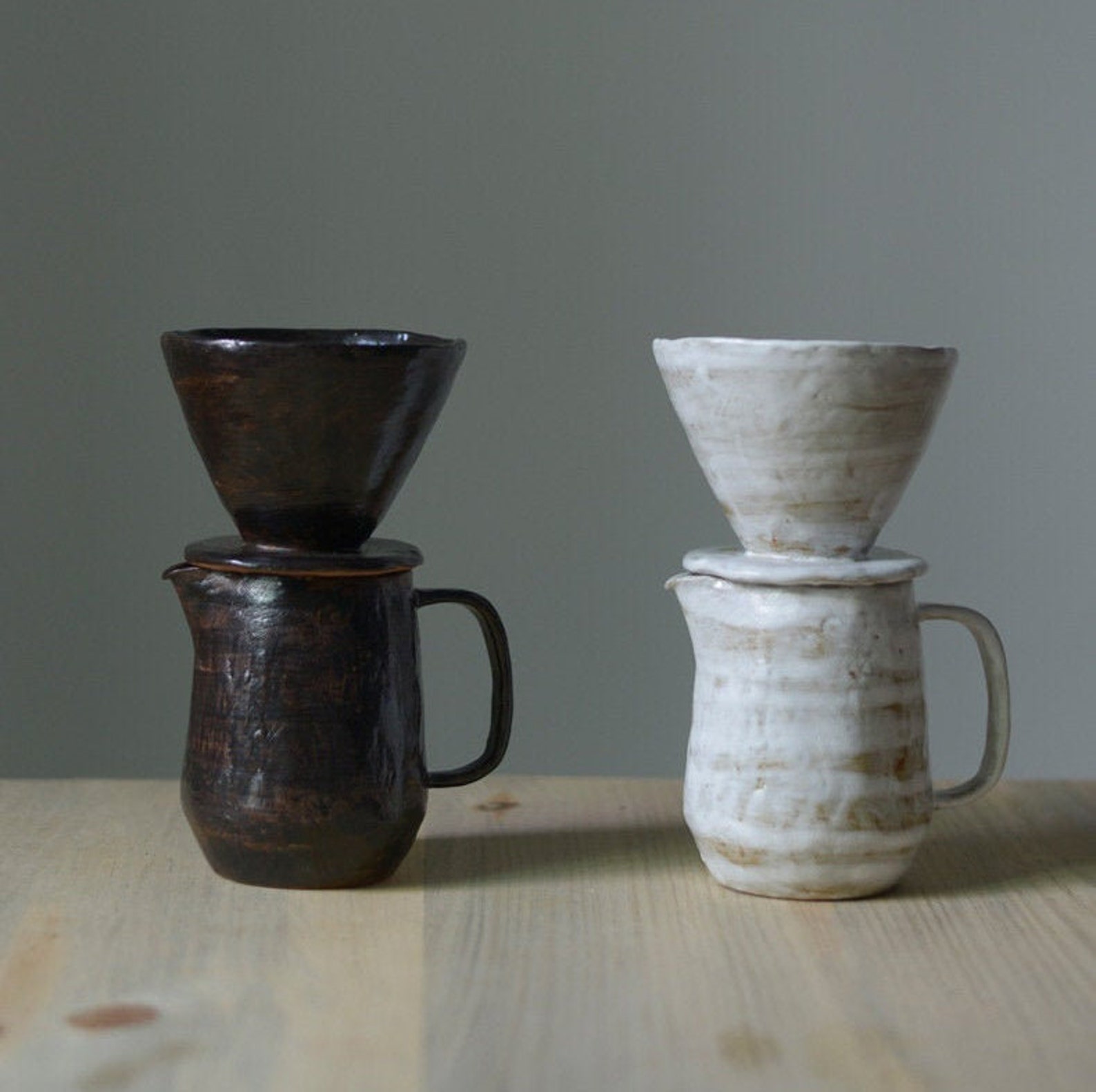 New-ceramic Coffee Pour Over Set 300ml Coffee Makercoffee - Etsy
