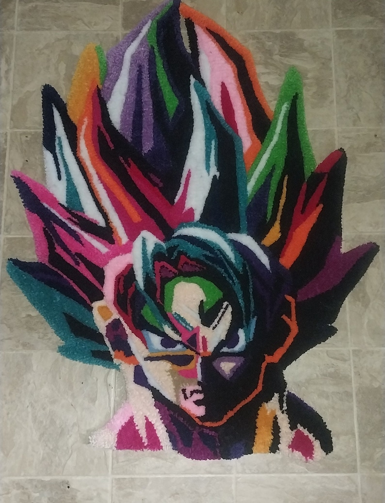 Goku Anime Rug, Dragon Ball Z, Superhero, Super Saiyan, Japanese - Etsy