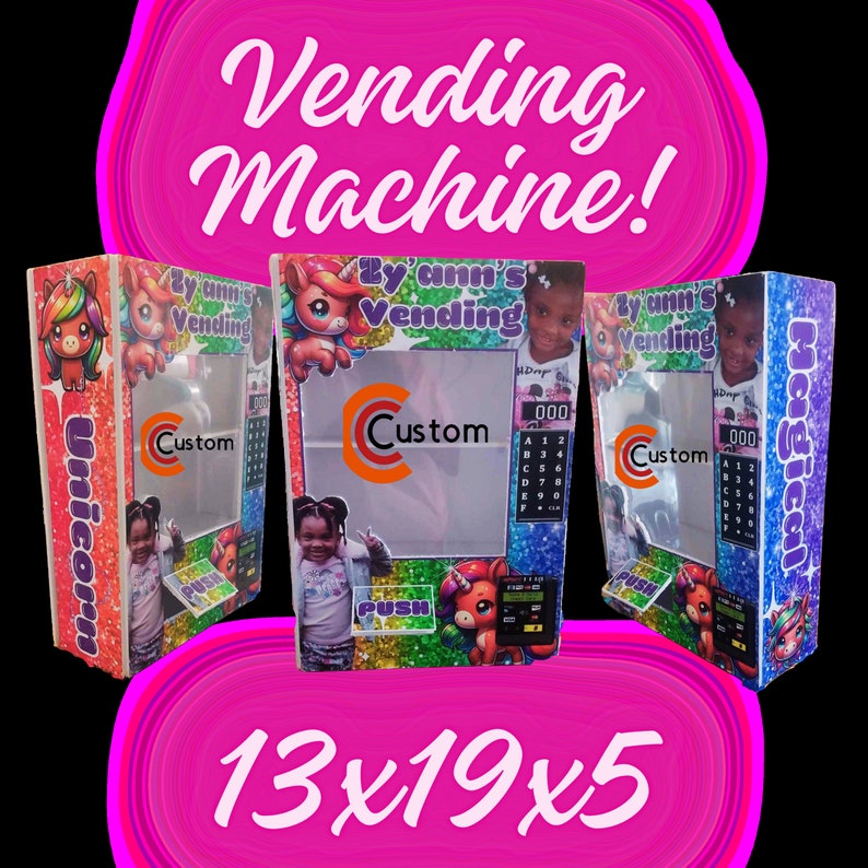 30+ Vending Machine Digital Files Pages Canva Editable - Etsy