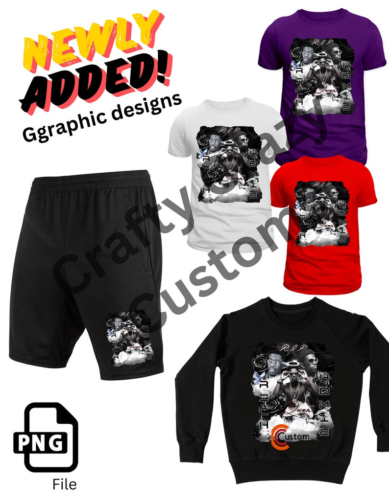 Graphic T-shirt Design, Rich Homie Quan, Rapper, Male Artist PNG RIP - Etsy