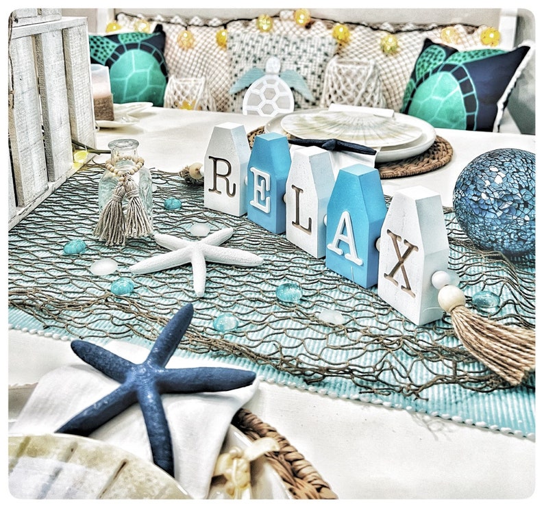 Beach Theme Tablescape - Etsy