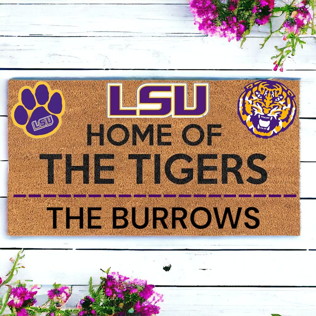 LSU Doormat, Louisiana State University Doormat, LSU Tigers Doormat ...