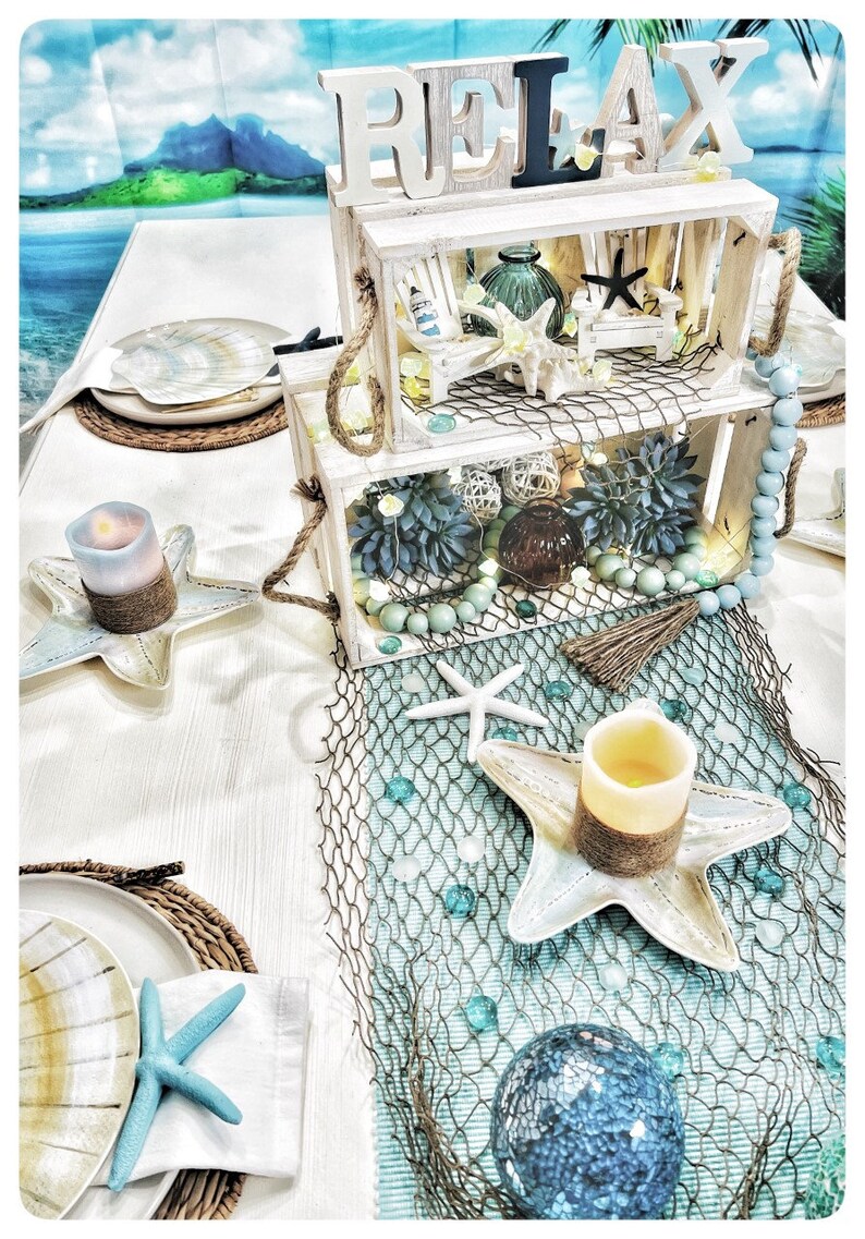 Beach Theme Tablescape - Etsy