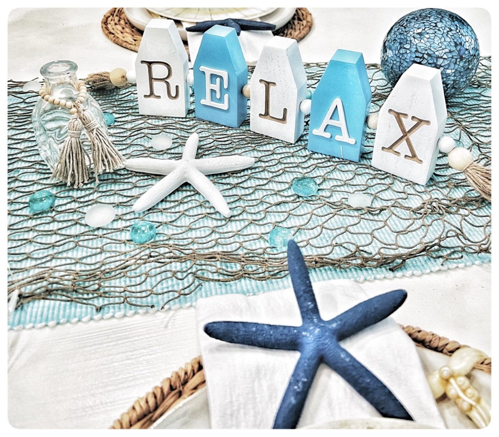 Beach Theme Tablescape - Etsy