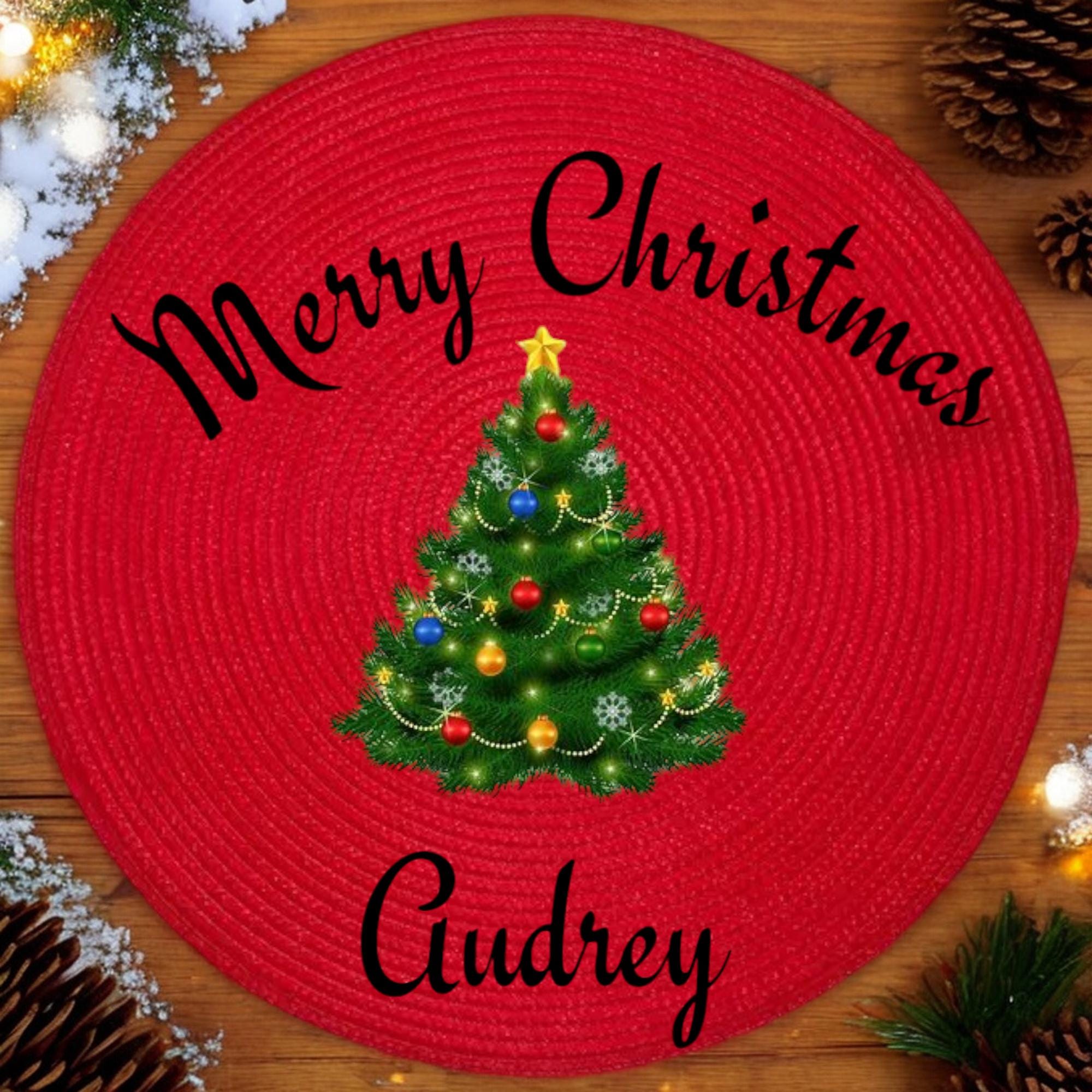 Personalized Christmas Placemat, Custom Christmas Placemat, Christmas ...