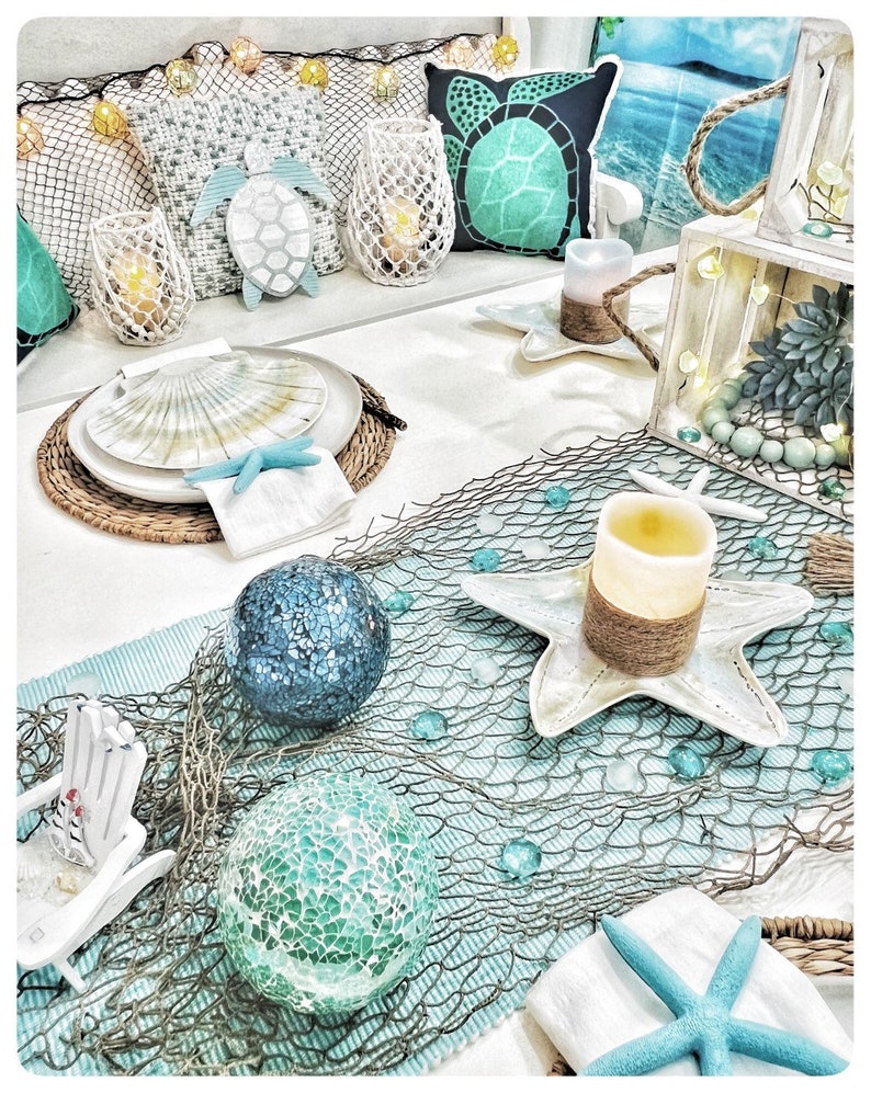 Beach Theme Tablescape - Etsy