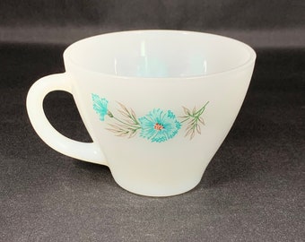 Fire King Milk Glass Mug - Etsy