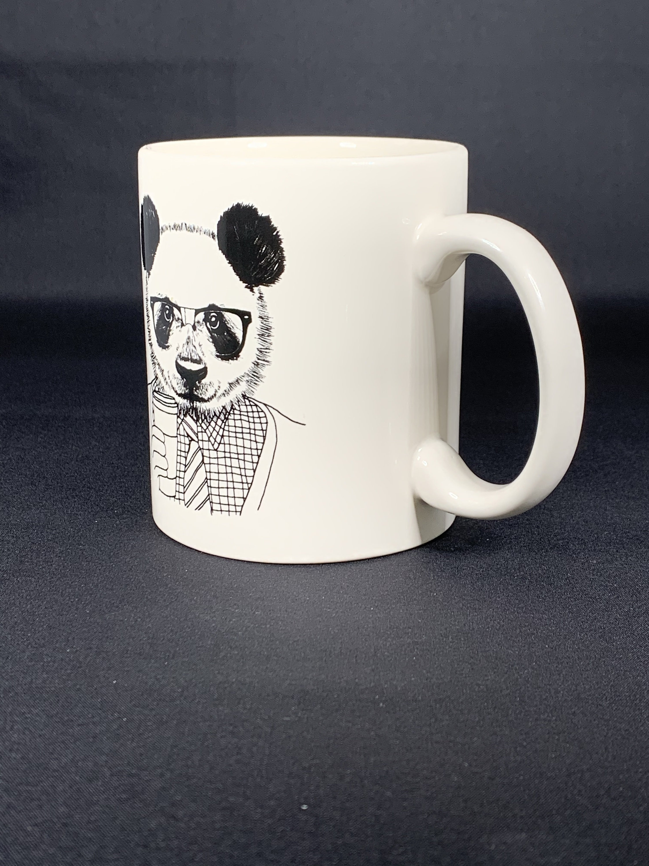Unique Panda Coffee Mug Panda in a Suit With Glasses Mug - Etsy