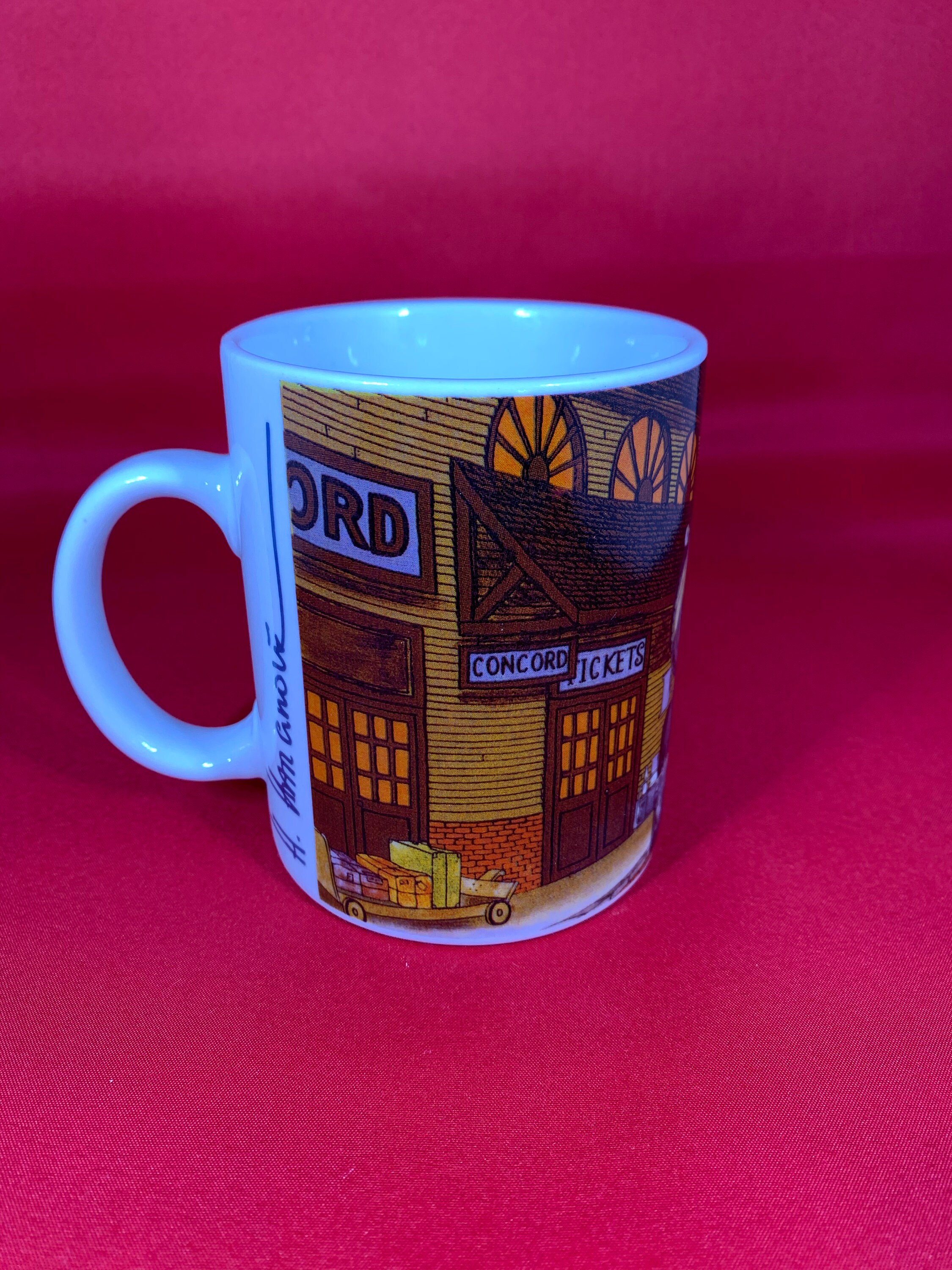 Vintage Train Coffee Mug Locomotive Coffee Cup H. Hargrove - Etsy