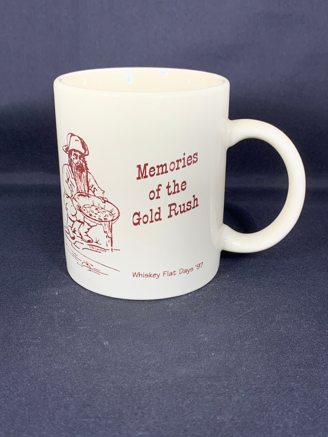 Gold Rush Coffee Mug, Memories of the Gold Rush Coffee Cup, Panning for ...