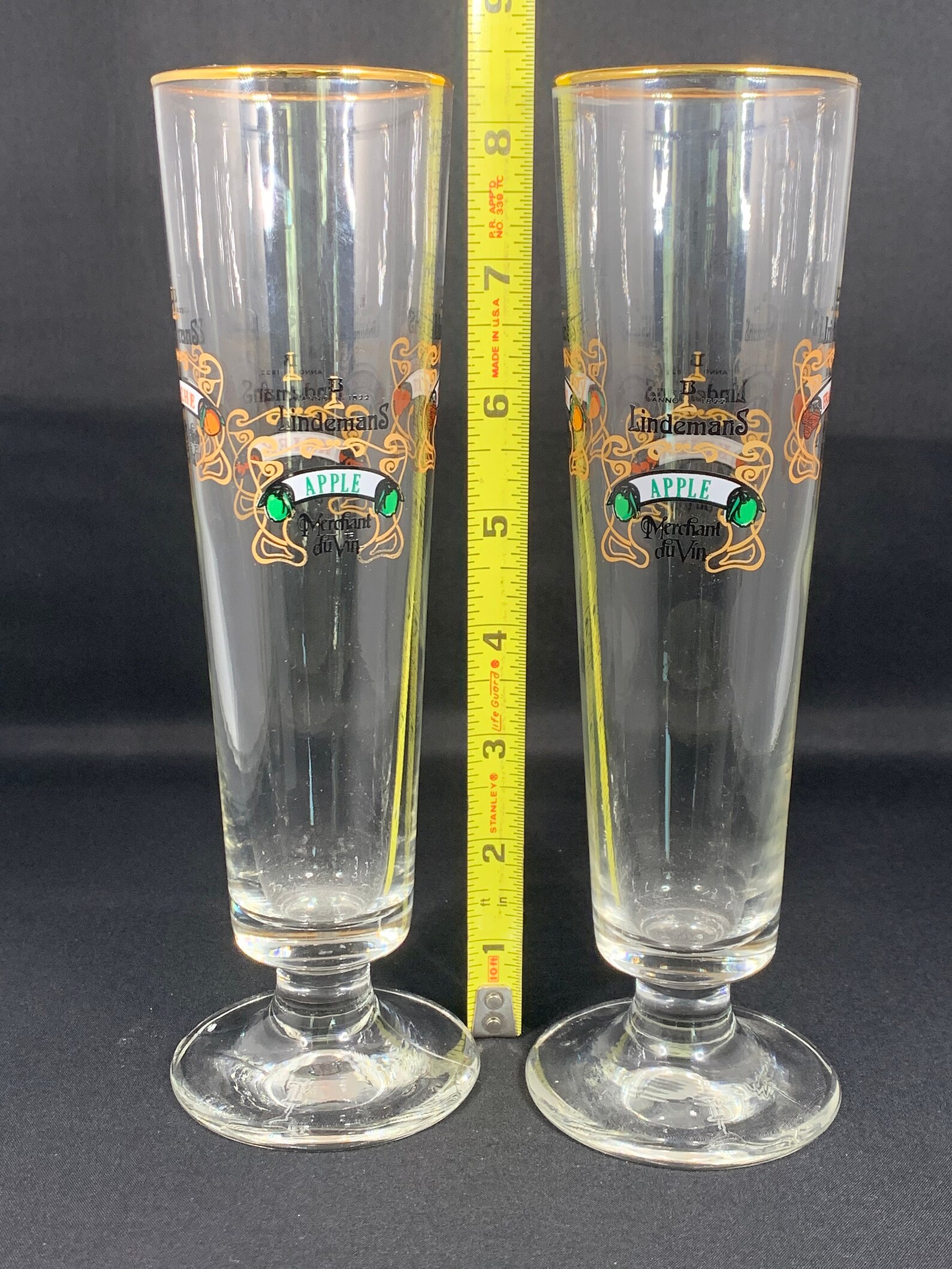 Flûtes à bière Lindemans Tall Beer Flutes Paire de 2 - Etsy France