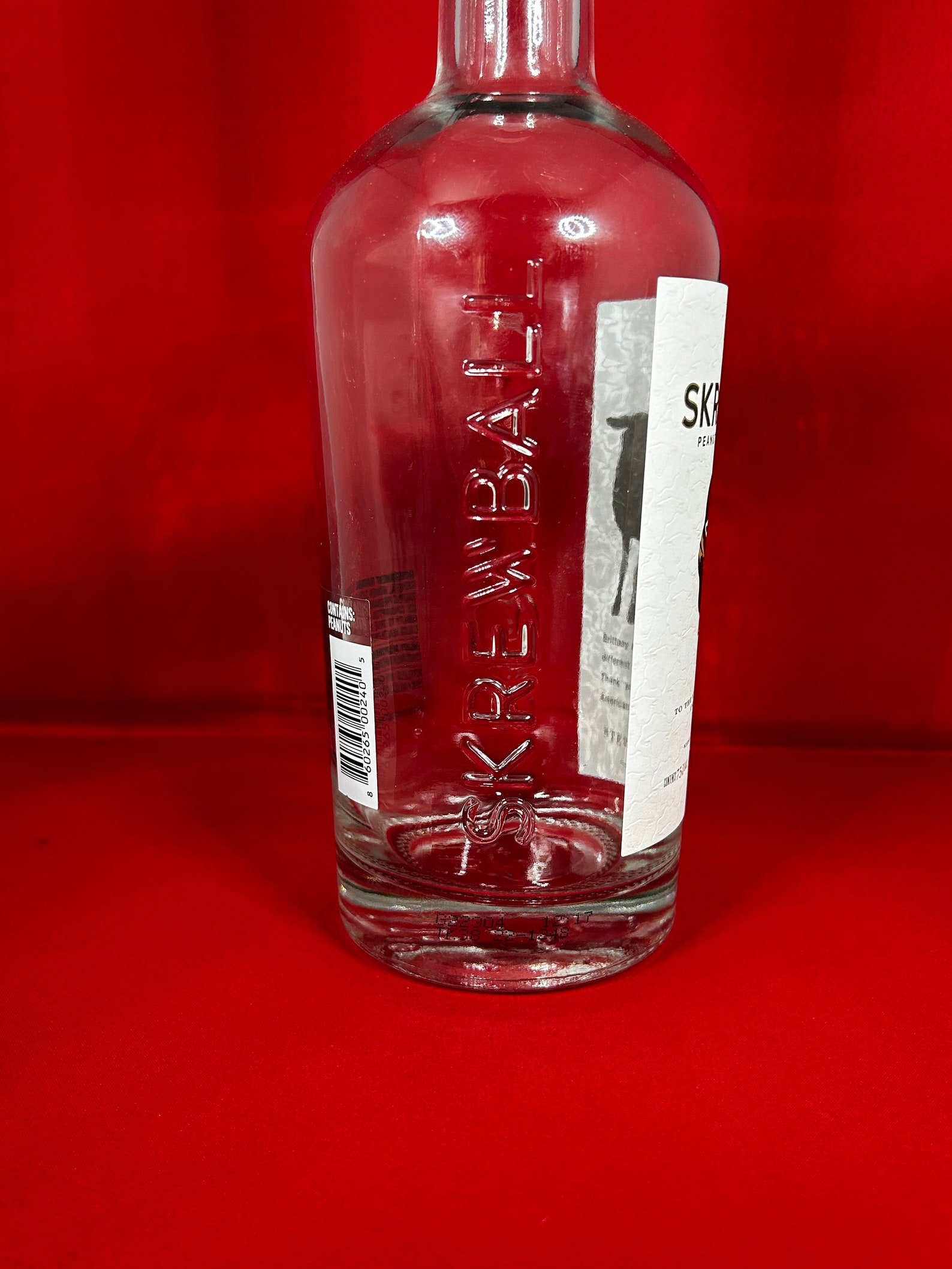 EMPTY Screwball Alcohol Glass Bottle, Screwball Peanut Butter Whiskey ...