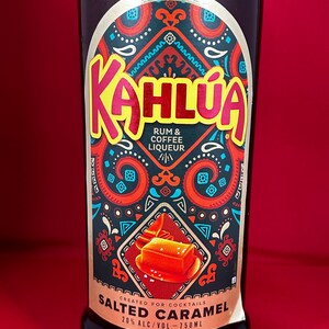 Empty Kahlua Salted Caramel Bottle: 750ml Bar Decor - Etsy