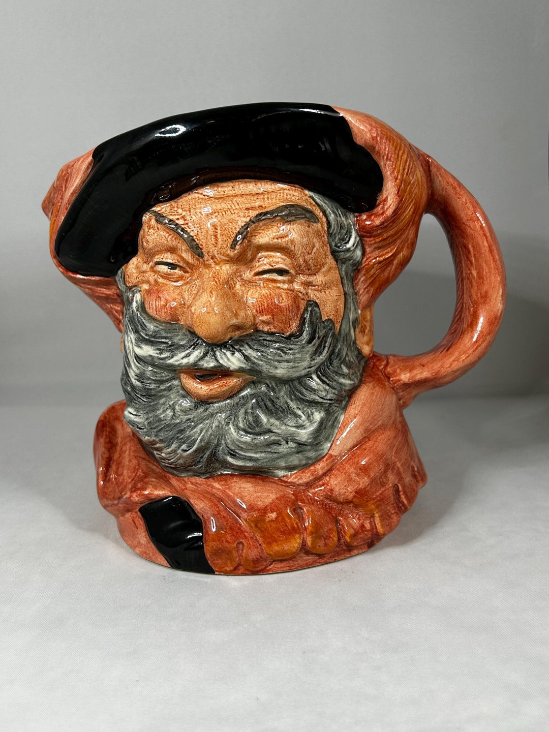 Sir John Falstaff Bust Pitcher, Doulton & Co. Sir John Falstaff Large ...