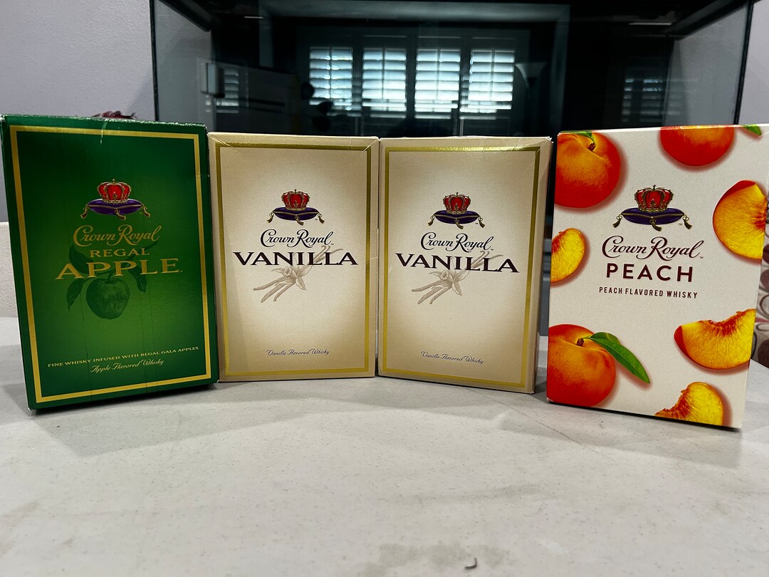 Crown Royal Boxes, Empty Boxes, Gift Favors, Peach, Apple, Vanilla ...