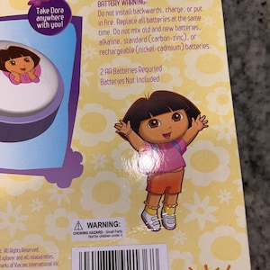 Dora the Explorer Tap Night Light - Nickelodeon Kids Travel Light - Etsy