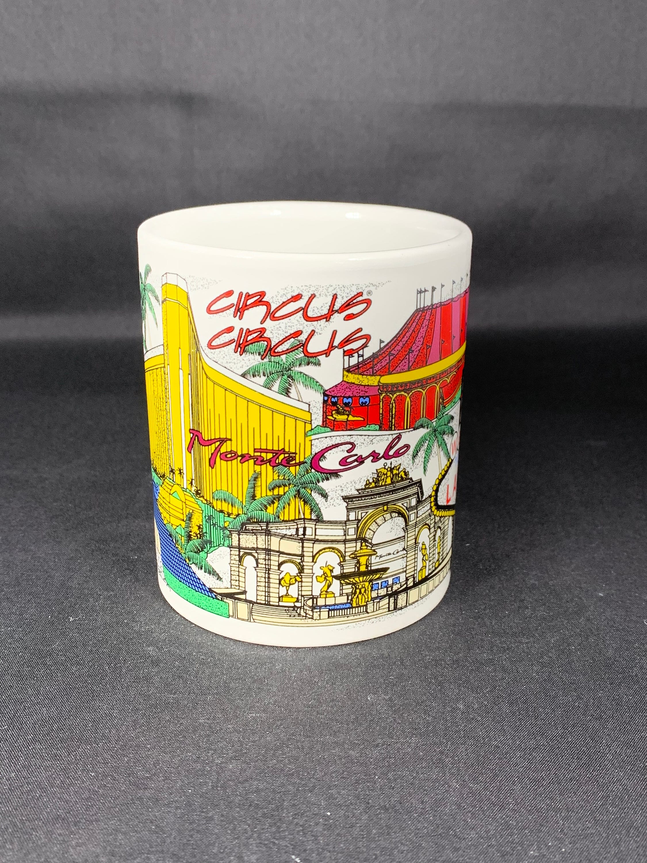 Las Vegas Landmarks Coffee Mug, Welcome to Las Vegas Sign, Circus ...