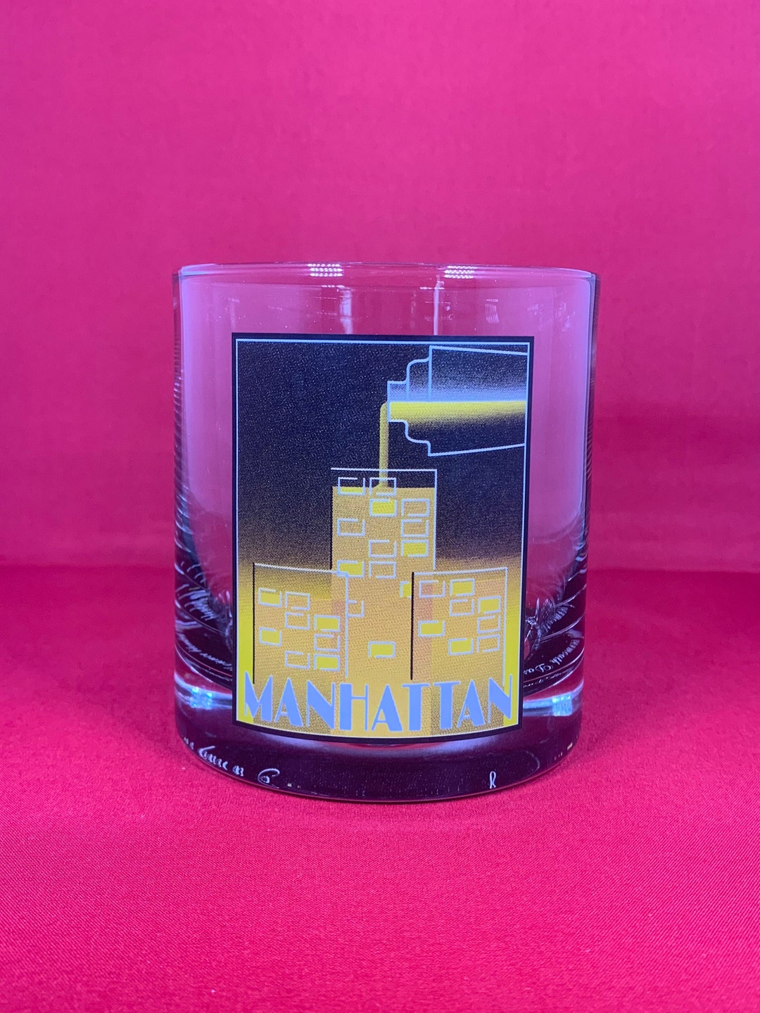 Unique Manhattan Whiskey Glass, Manhattan New York, Manhattan Alcoholic ...