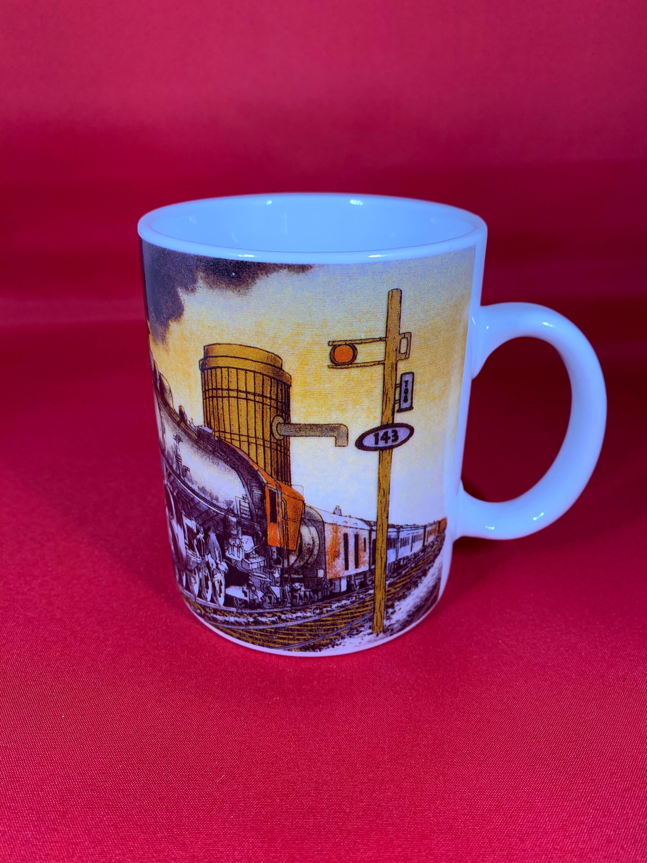 Vintage Train Coffee Mug, Locomotive Coffee Cup, H. Hargrove, Concord ...