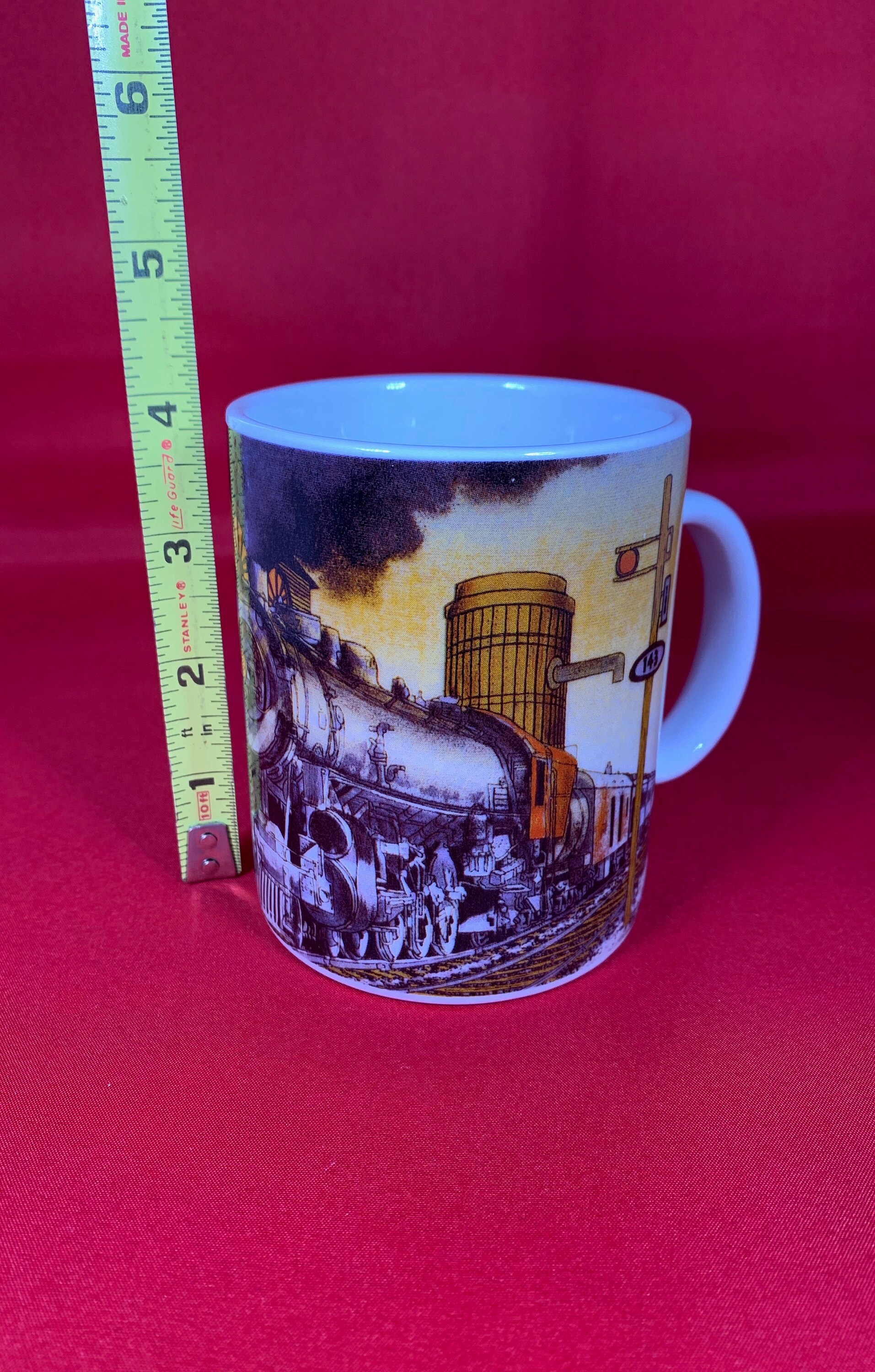 Vintage Train Coffee Mug, Locomotive Coffee Cup, H. Hargrove, Concord ...