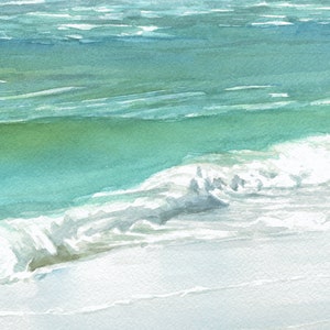 Grayton Beach Florida, (original Watercolor Painting Artwork) Unframed ...